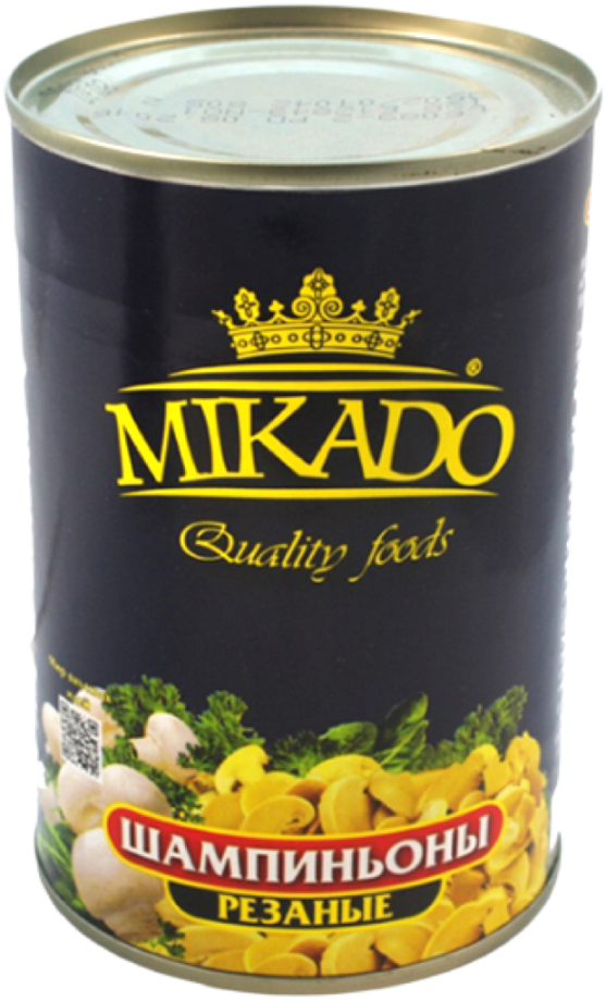 Шампиньоны резаные Микадо ж/б 425мл купить и получить в любом магазине ...