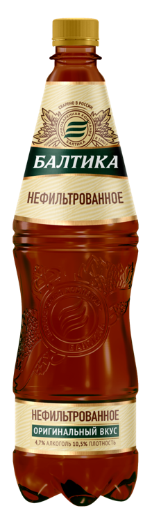 Пивной напиток Балтика Нефильтрованное 4,8% ПЭТ 0,95л купить и получить ...