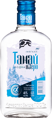 Водка Танай Озеро Мягкая 40% 0,25л заказать и забрать в любом магазине ...