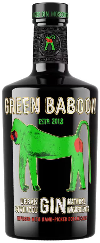 Джин Грин Бабун 40% 0,5л (Россия) заказать и забрать в любом магазине ...