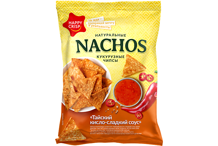 Чипсы Кукурузные "Happy Nachos" Тайский Чили 75г заказать и забрать в ...